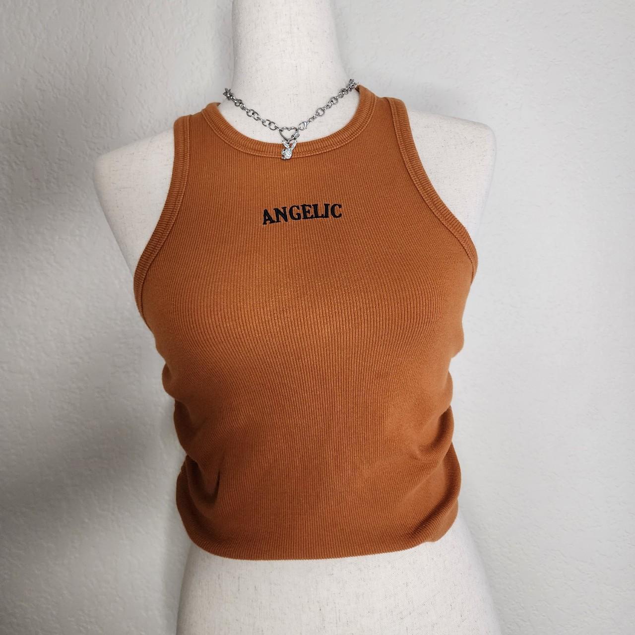 🧡🩷Angelic top🩷🧡 Size medium Thick material Forever 21 - Depop