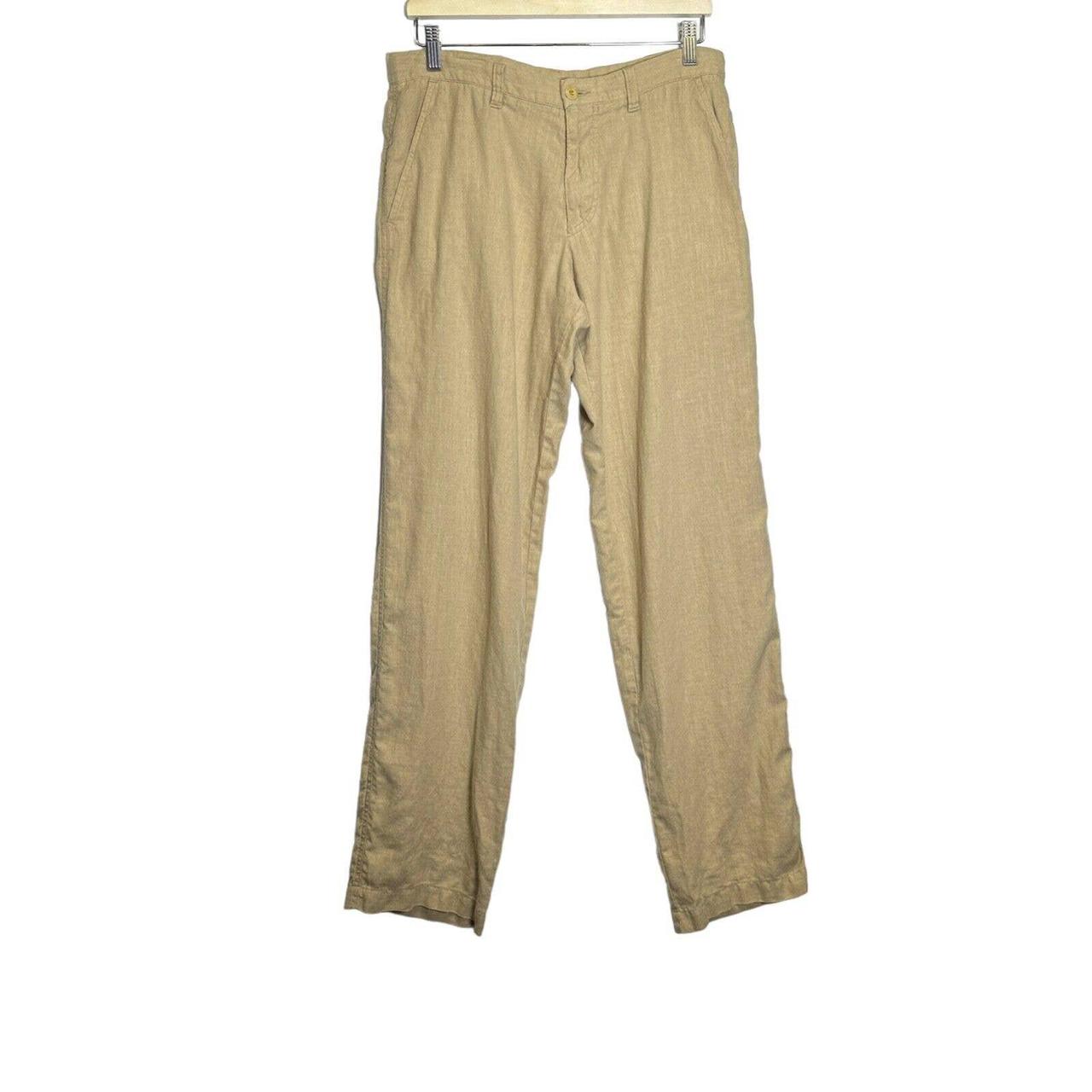 Hugo Boss Men's Tan Trousers | Depop