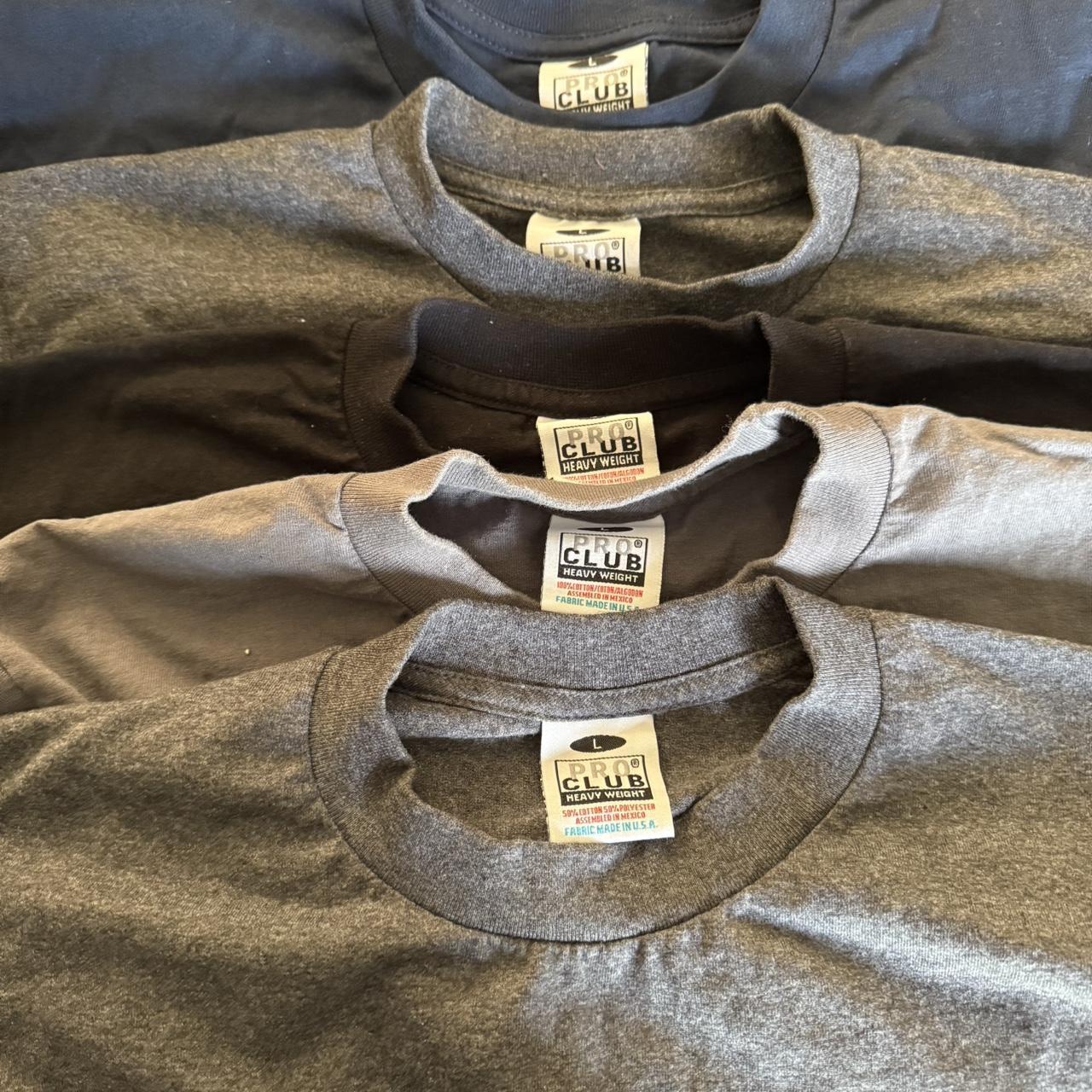 5 pro clubs in the picture 1 black 1 navy 2 charcoal... | Depop