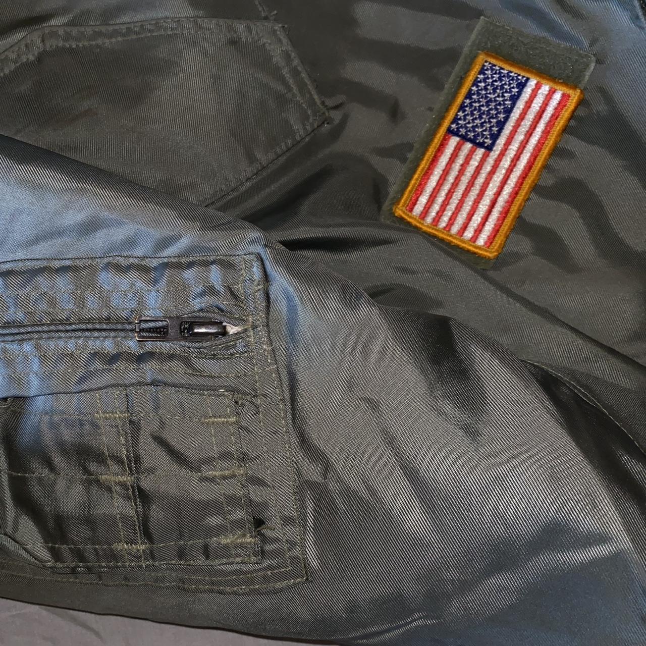 80s US Air Force flight/ bomber jacket Vintage... | Depop