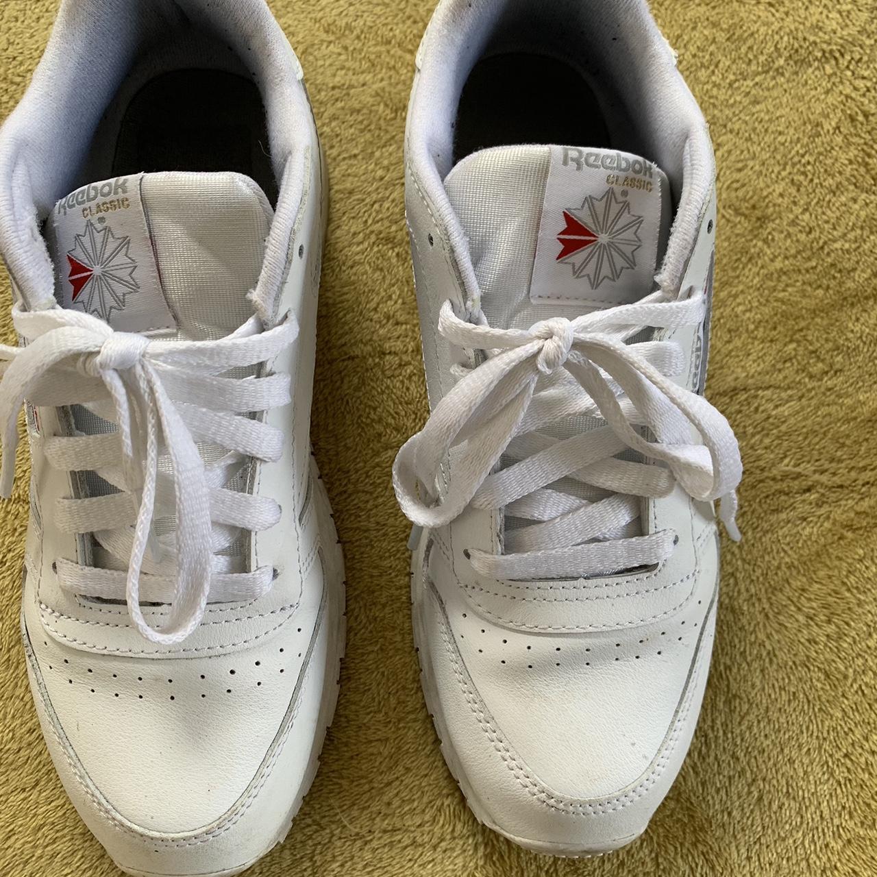 Reebok classics. Worn a few times. Will be cleaned... - Depop