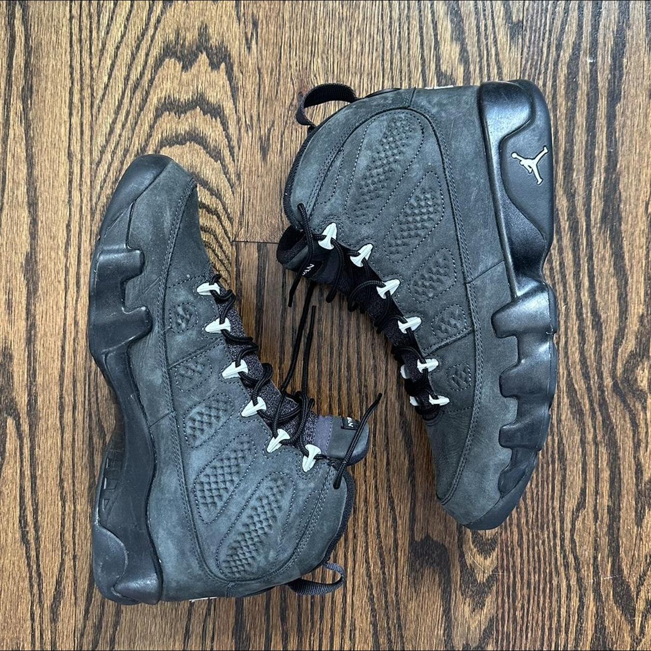 Jordan 9 - Anthracite Tagged US 9.5 Comes with... - Depop