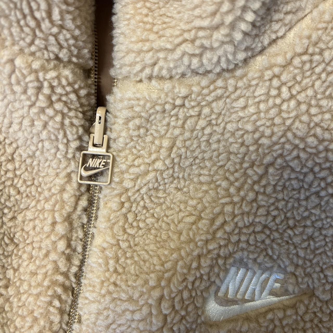 Nike reversible fleece jacket. Jacket is super comfy... - Depop