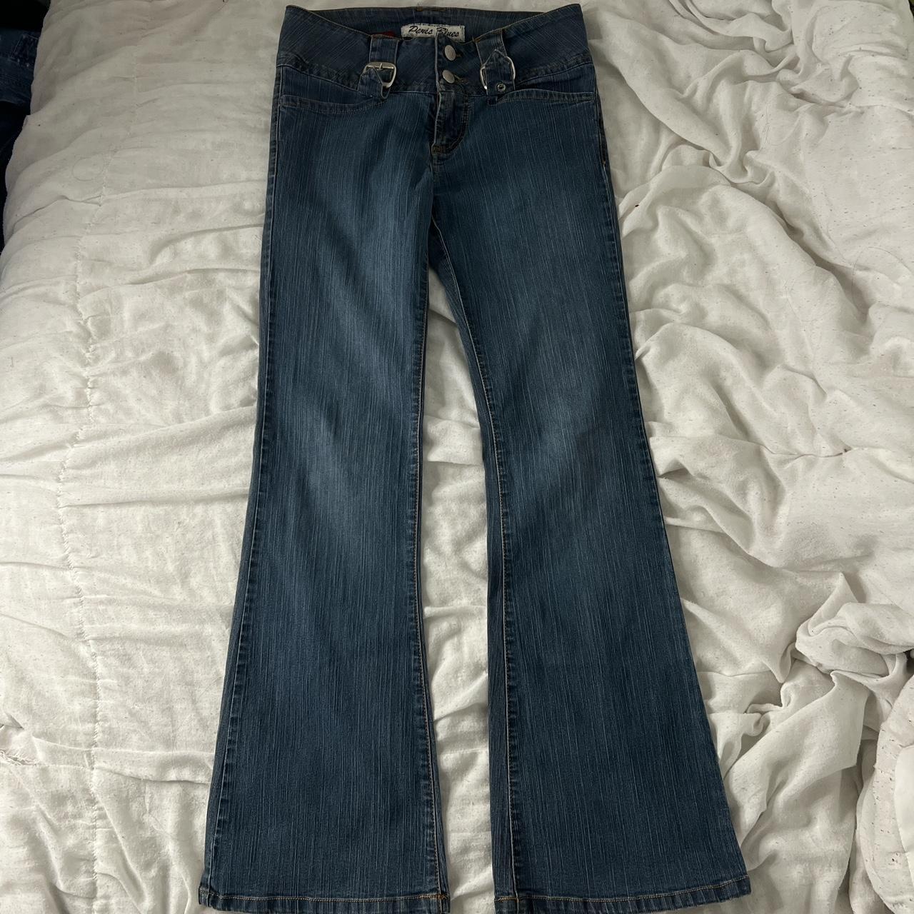Blue bootcut jeans Size 1: Waist-27 inch Inseam-28... - Depop