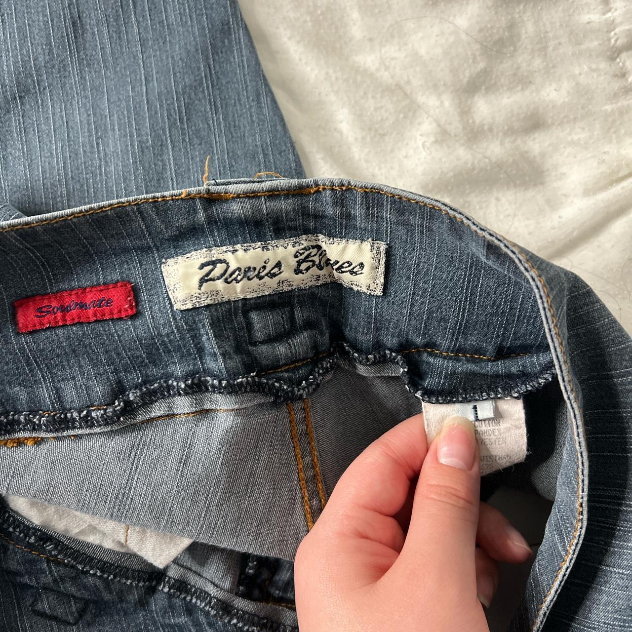 Blue bootcut jeans Size 1: Waist-27 inch Inseam-28... - Depop