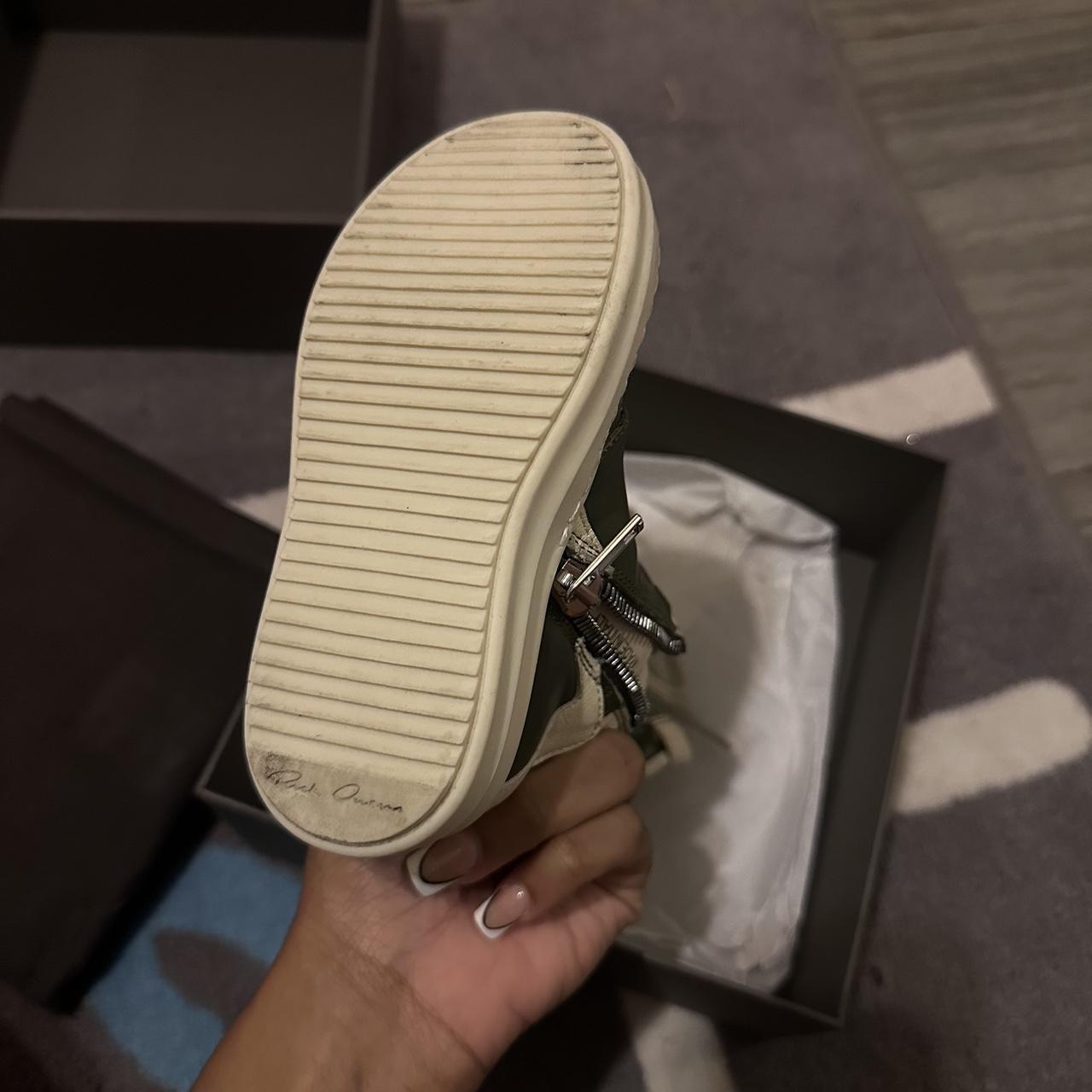 Baby Rick Owen's Baby Geo Army green color Size 21... | Depop