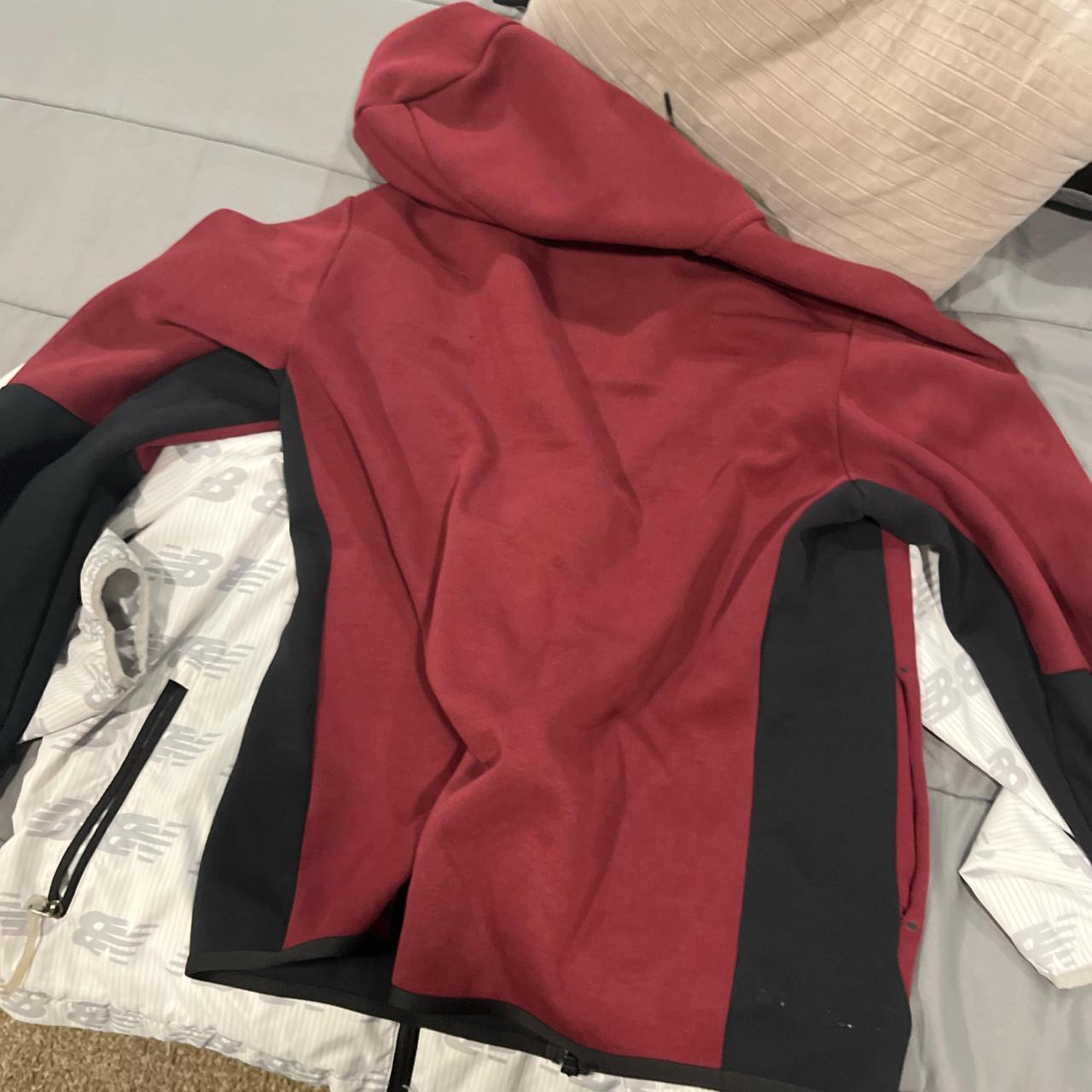 Nike tech fleece maroon | Depop