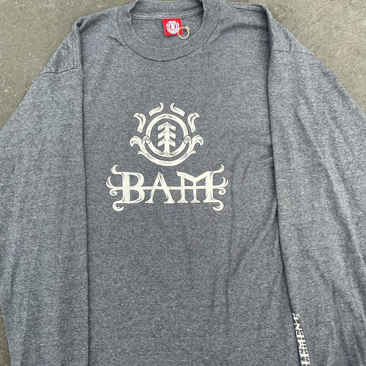 Vintage Element Bam Margera 90s Skating Grey... - Depop