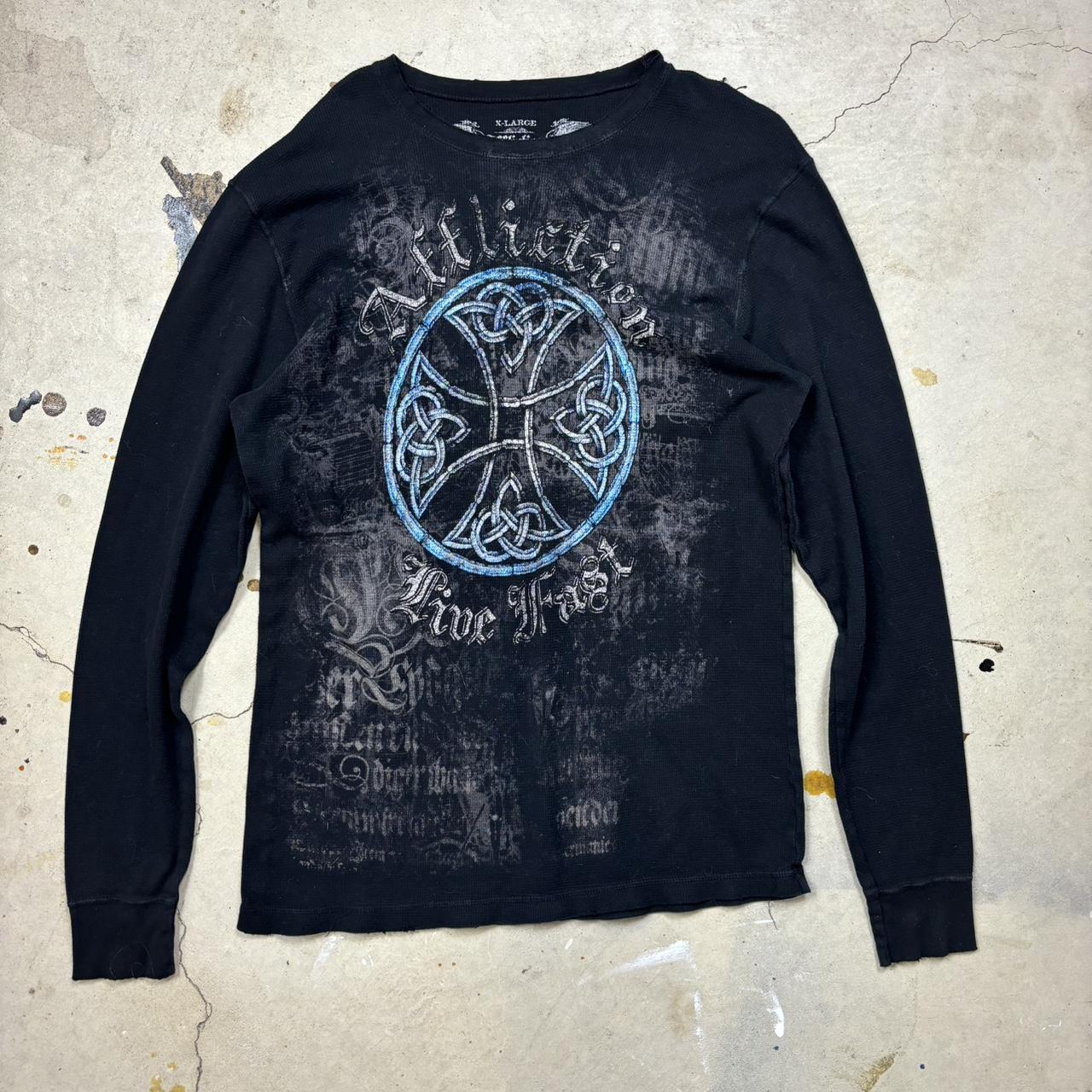 Black Affliction Thermal XL - Depop