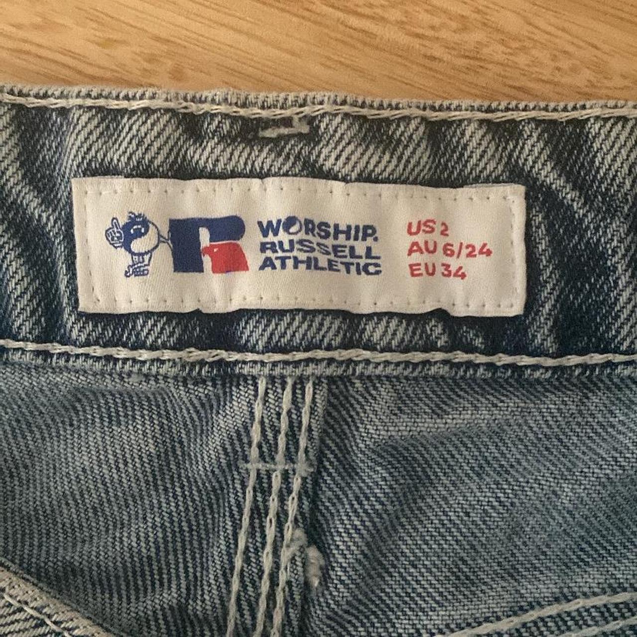 Women’s Worship jorts Adjustable string behind zip... - Depop