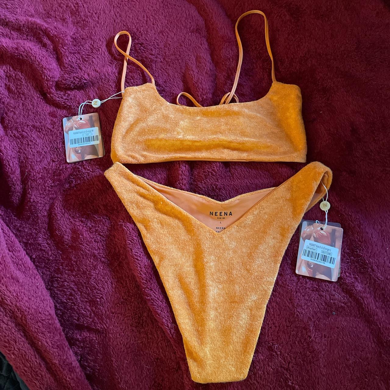 OH POLLY brand bikini! vibrant orange color with... - Depop