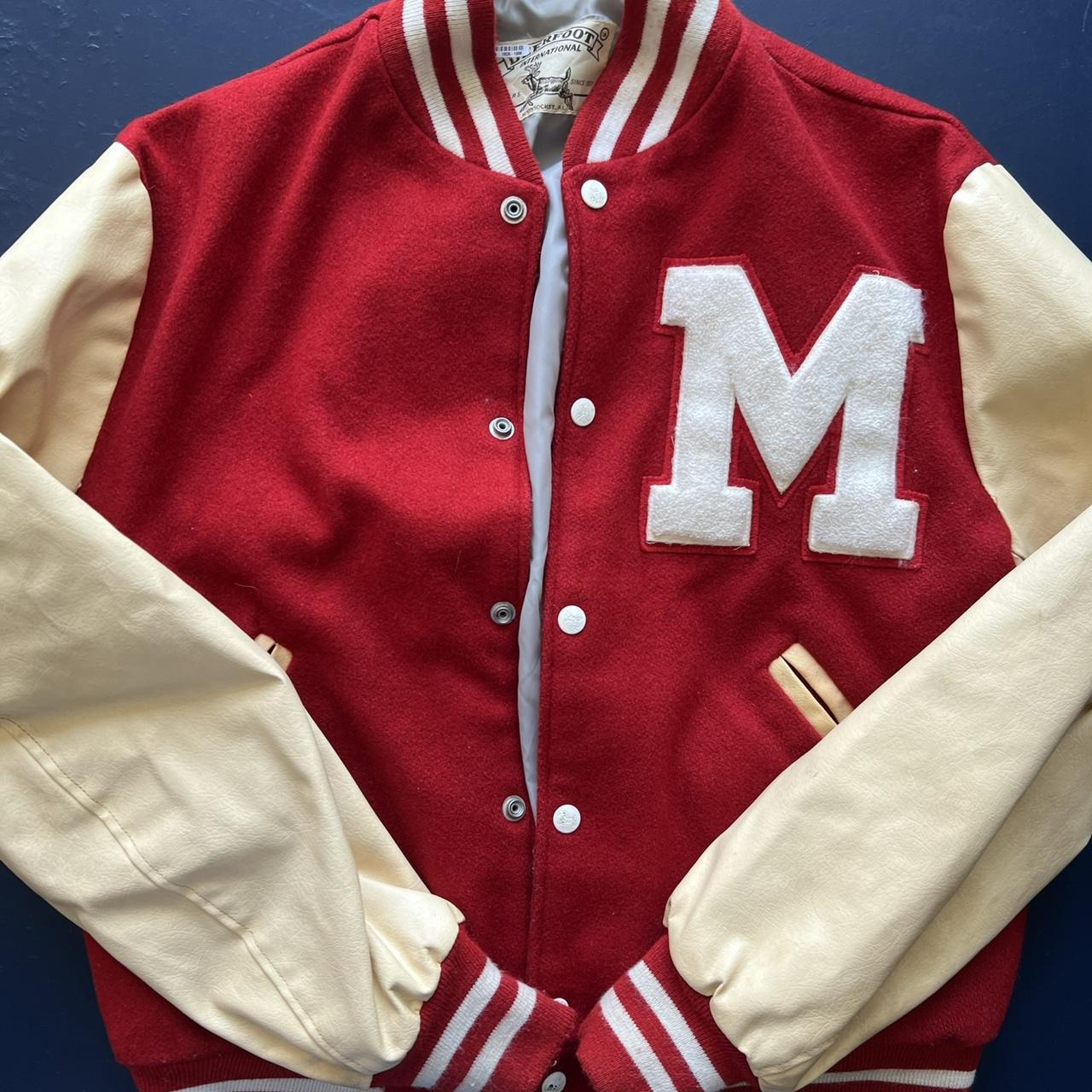 Vintage varsity jacket made in USA mens size medium... - Depop
