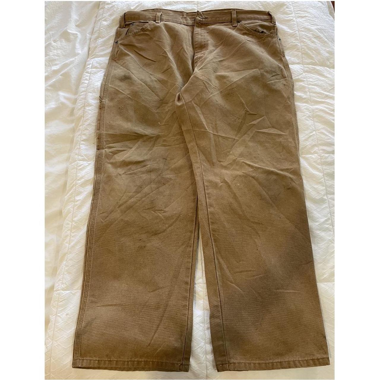 Dickies Men's Tan Trousers | Depop