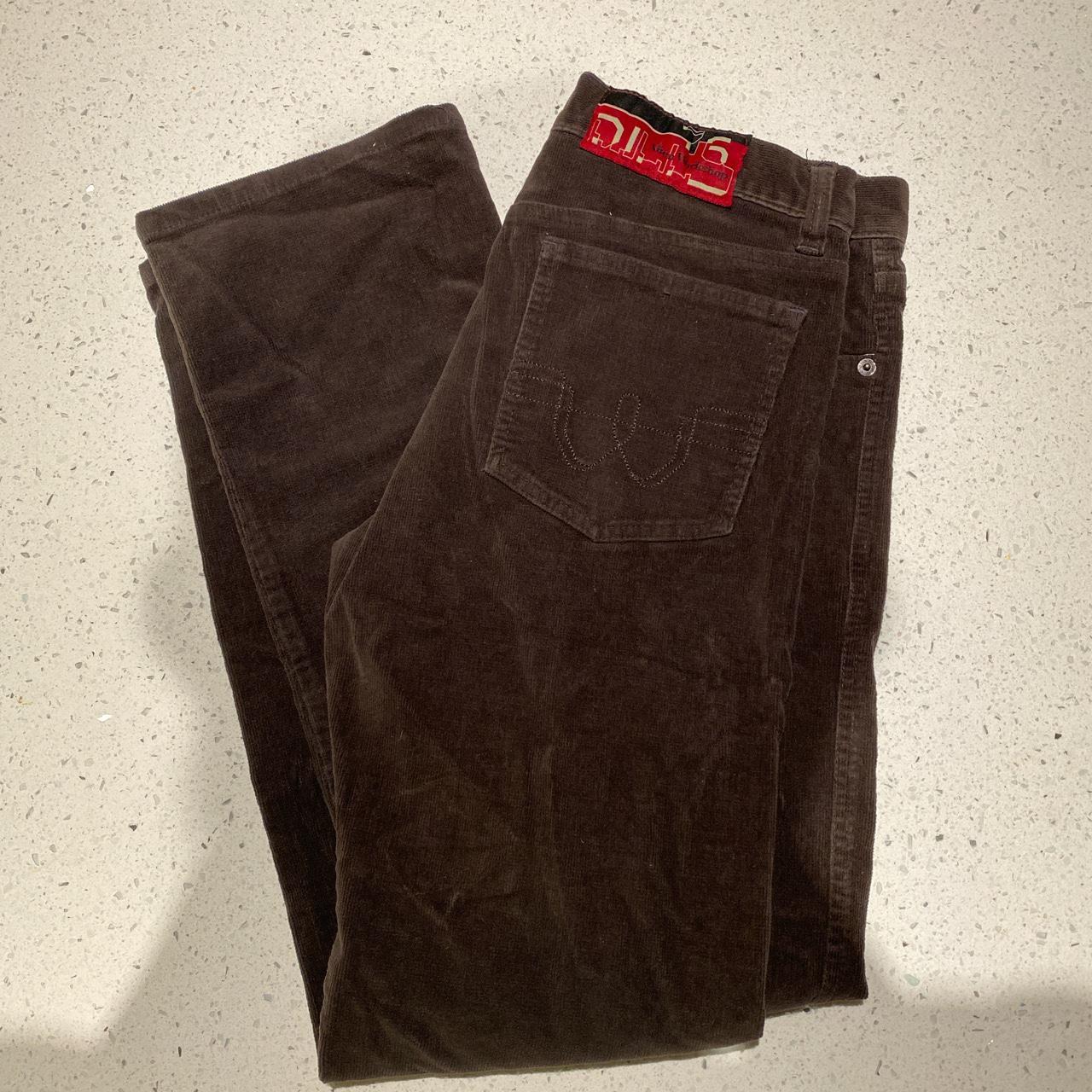 Alien workshop pants brown corduroy pants size 28... - Depop