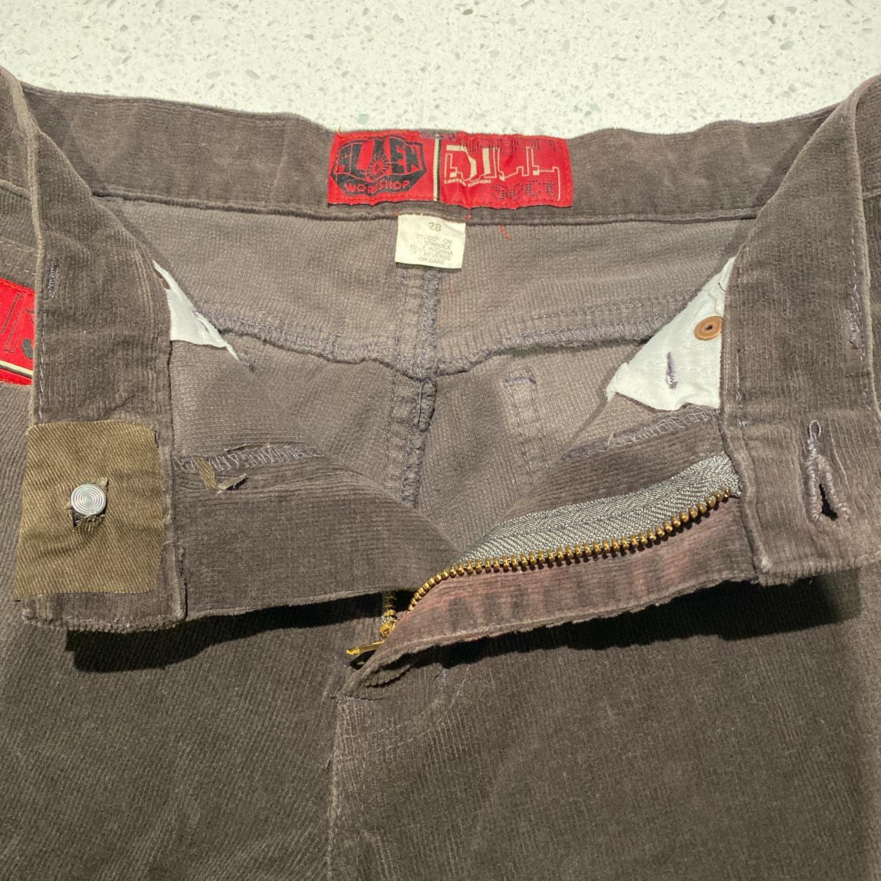 Alien workshop pants brown corduroy pants size 28... - Depop