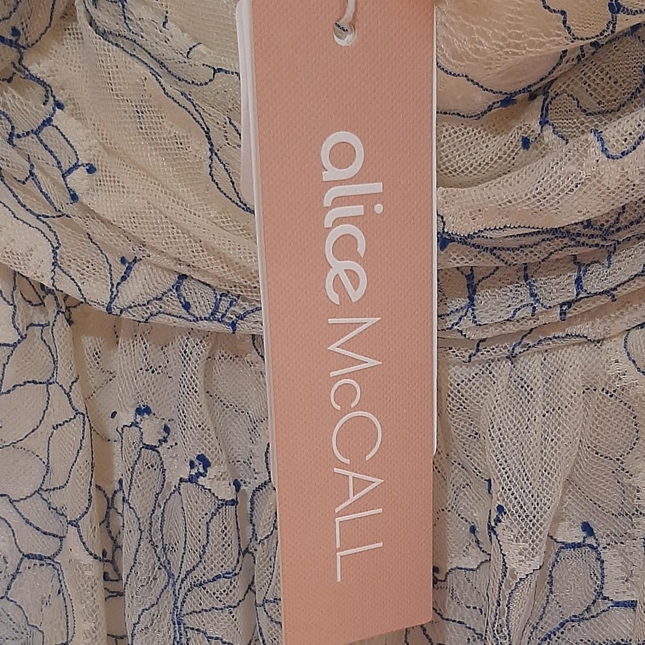 alice McCALL Women's White and Cream Dress | Depop