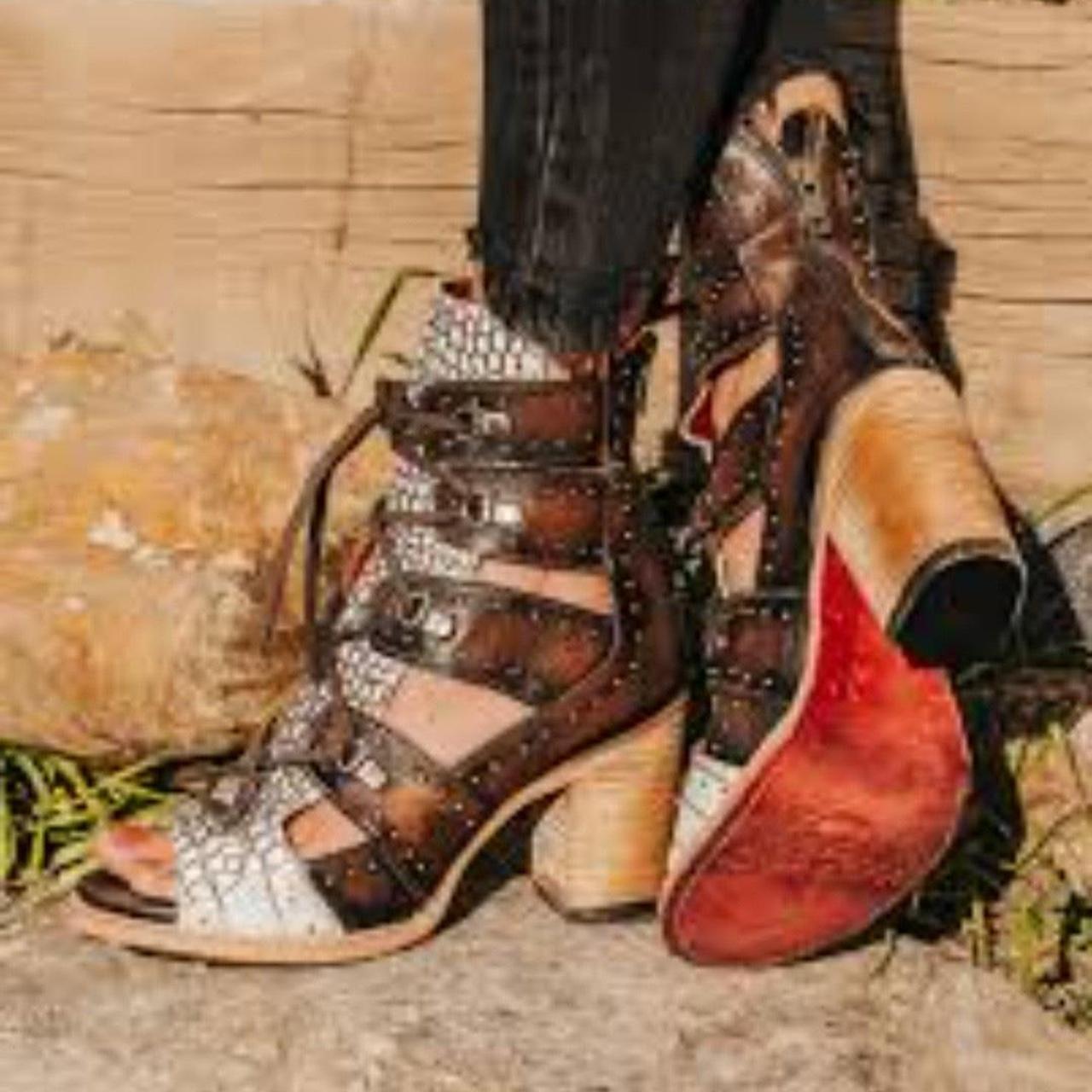 freebird brandy western heel/boots #western | Depop