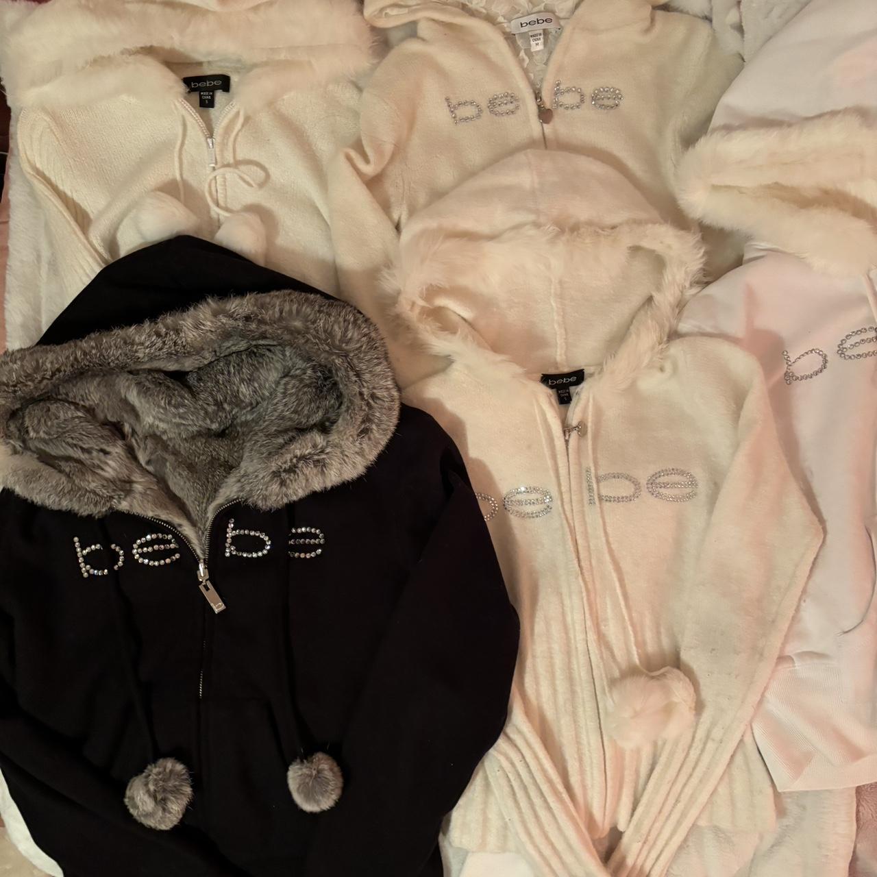 Bebe Sweaters with Pom Poms sizes from small to... - Depop