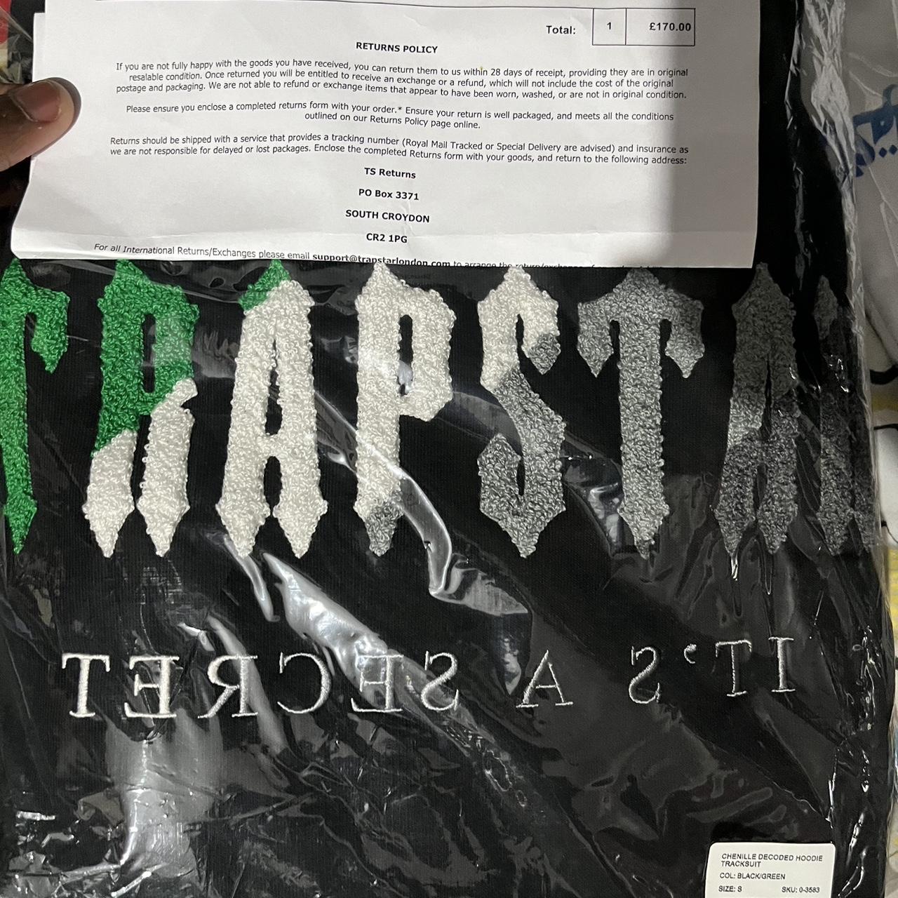 •Tracksuit -Trapstar Chenille Decoded Hooded... - Depop