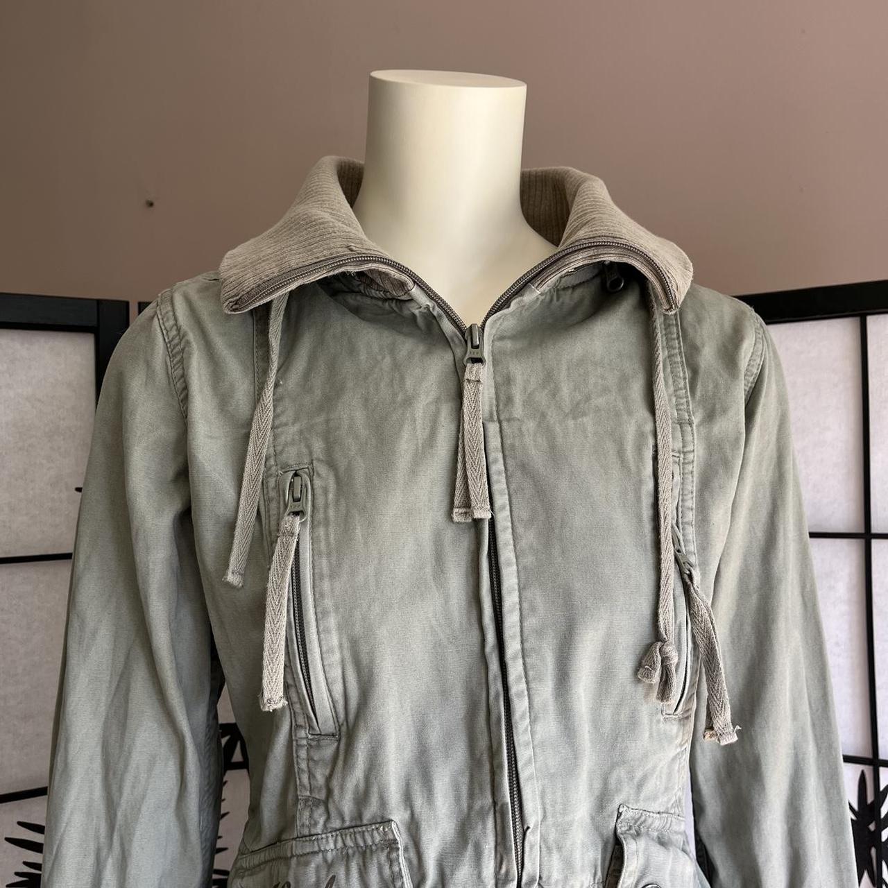 90s hooch utility jacket such a cool green vintage... - Depop