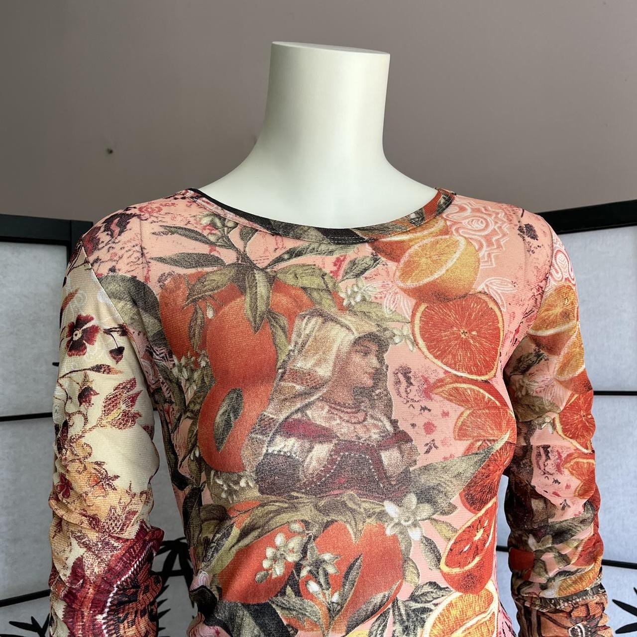 90s save the queen mesh top the most stunning pink... - Depop