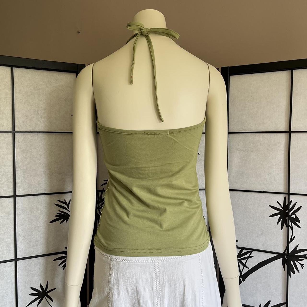 90s italian vintage graphic halter top the cutest... - Depop