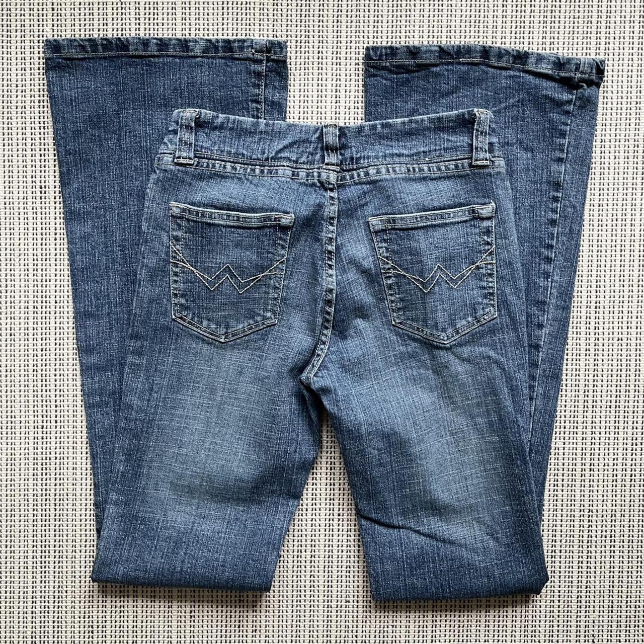 90s low rise jeans perfect vintage flared jeans... - Depop