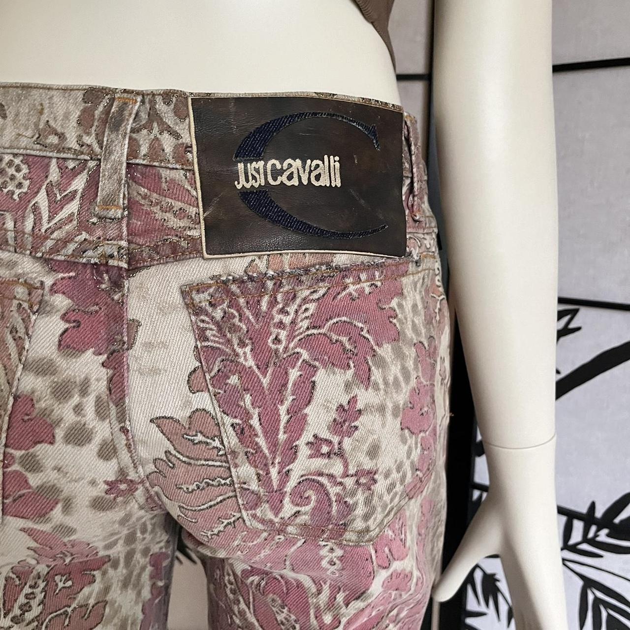 90s roberto cavalli graphic jeans stunning vintage... - Depop