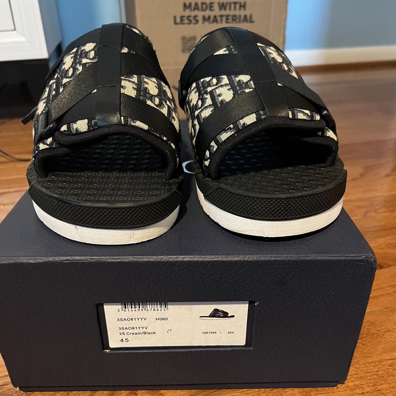 Dior slides good condition size 12 runs small so... - Depop