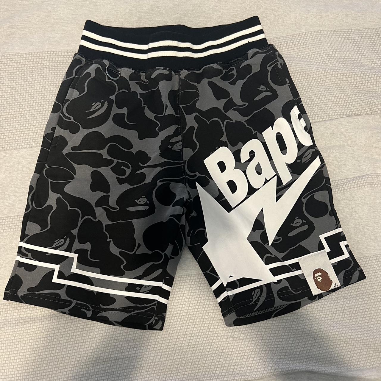 Men’s bape shorts great condition can fit medium and... - Depop