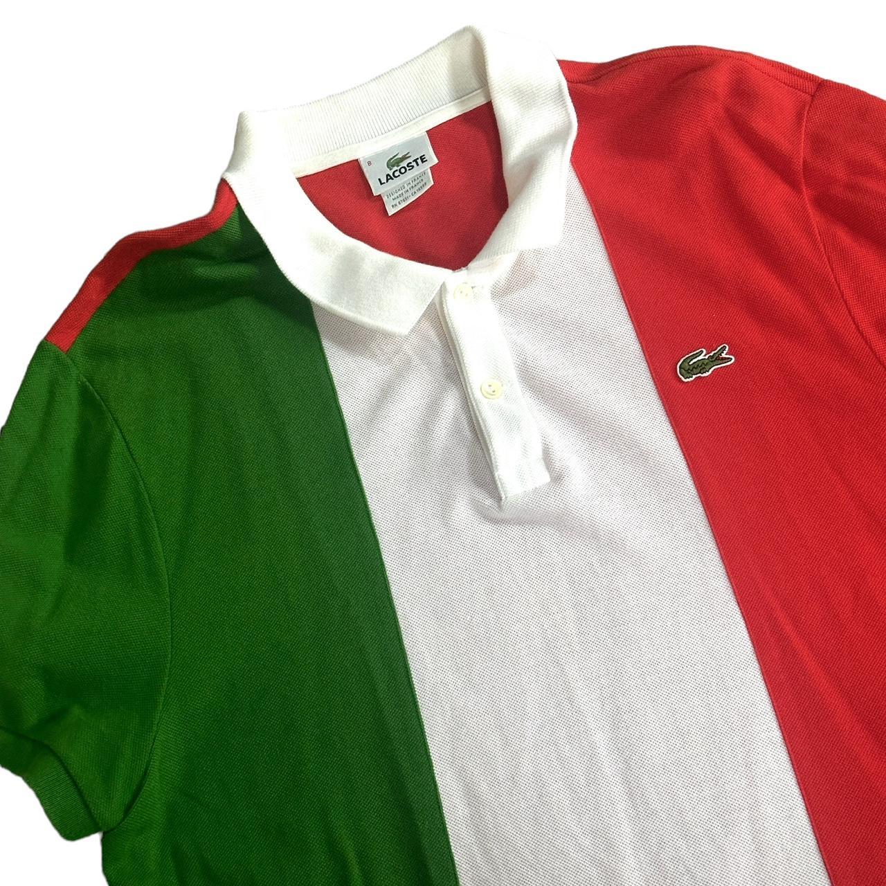 Men’s Lacoste Colorblock Alligator Polo Shirt Fitted... - Depop