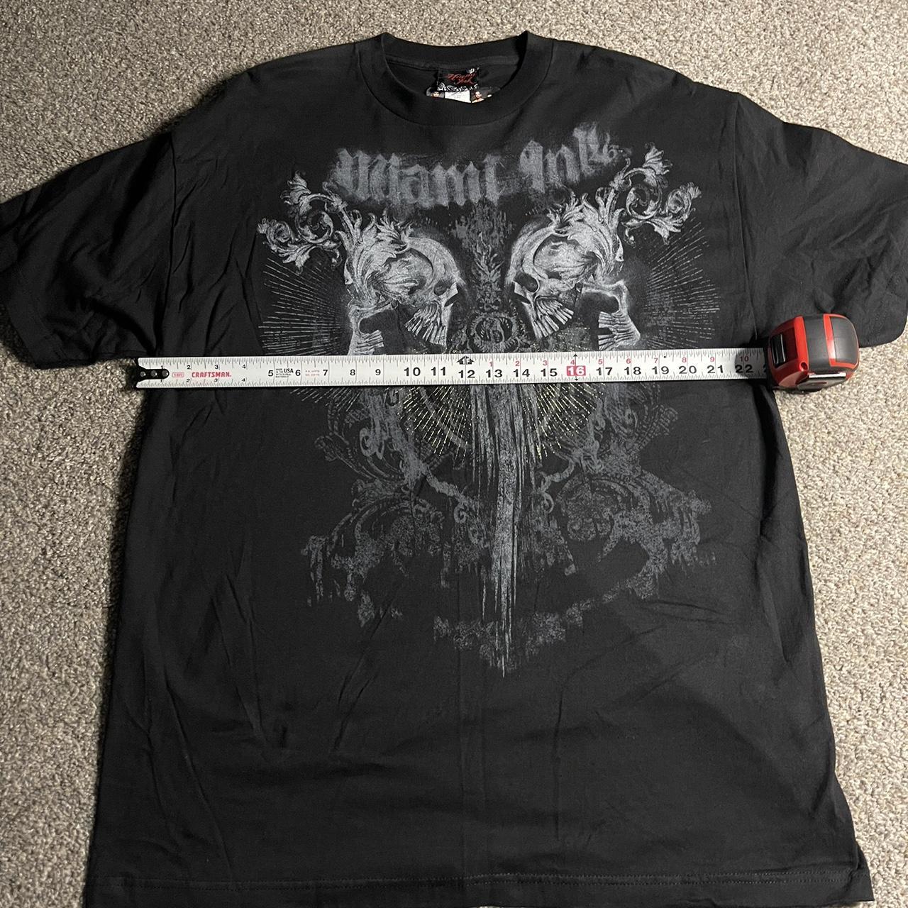 Y2k Miami ink shirt Size XL #affliction #miamiink... - Depop