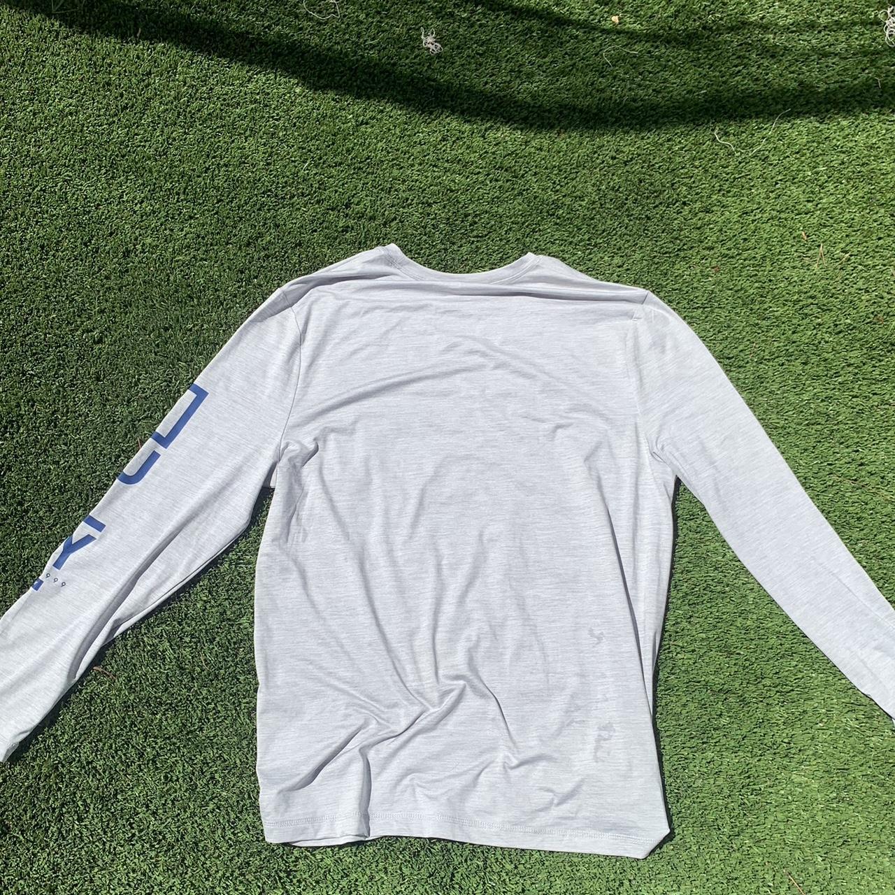 grey Hurley long sleeve athletic shirt size large,... - Depop