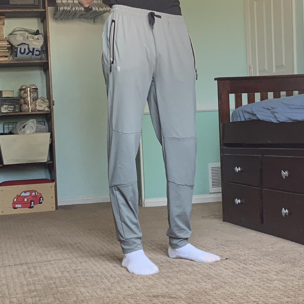 DK joggers/athletic pants with zipper pockets size... - Depop