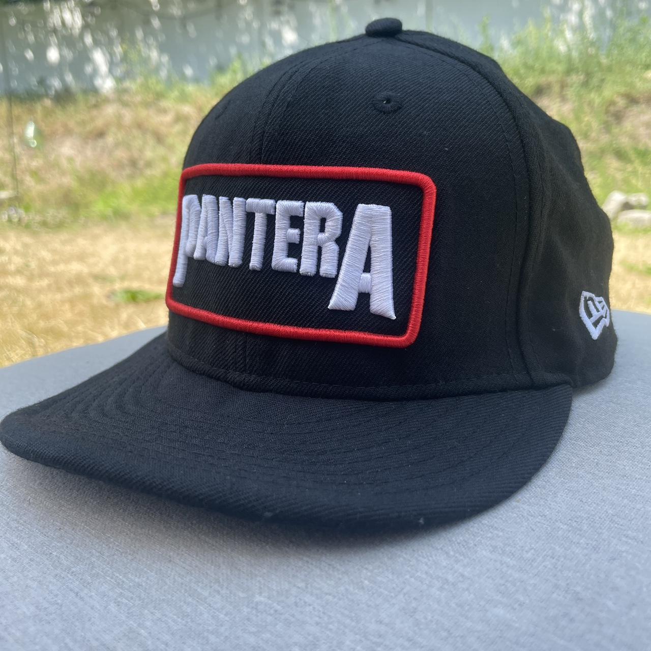 New Era x Pantera SnapBack Hat Condition: 9/10... - Depop