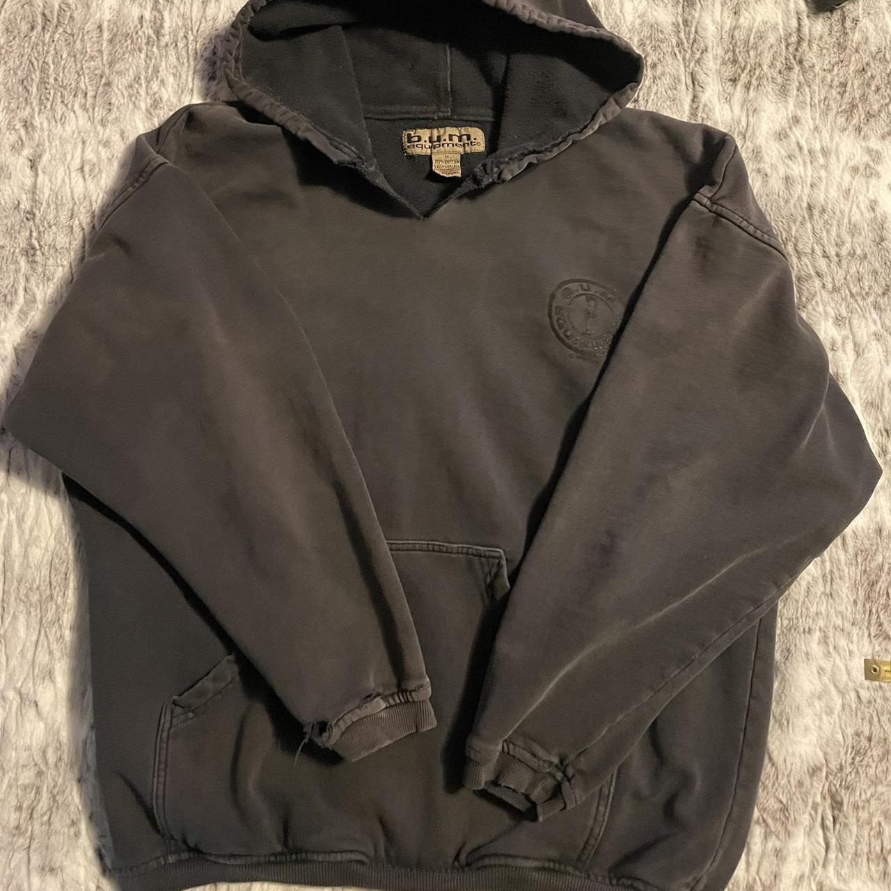 VTG 1993 B.U.M Equipment Sport Club Hoodie... - Depop