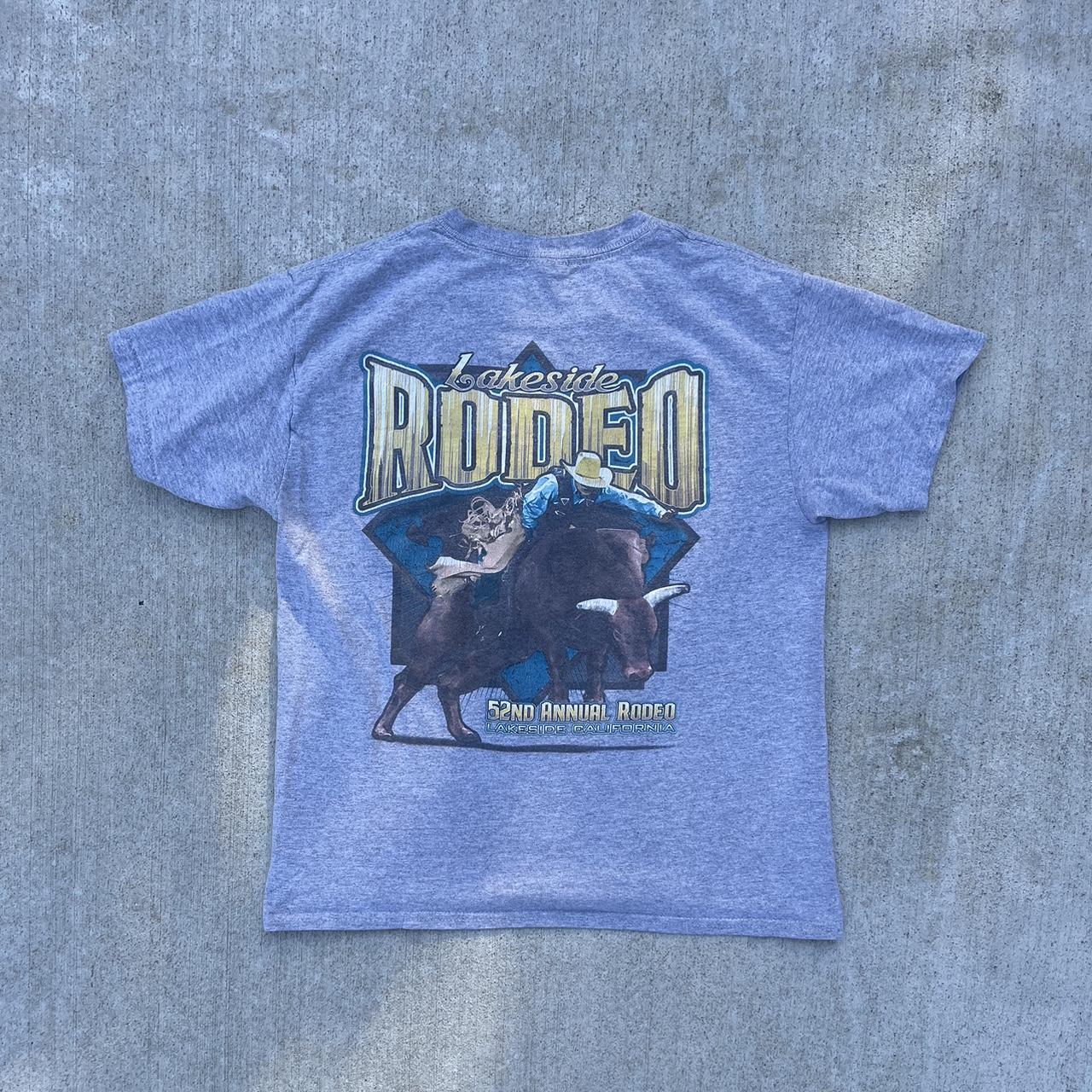 52nd annual Lake Side California Rodeo Shirt Size... - Depop