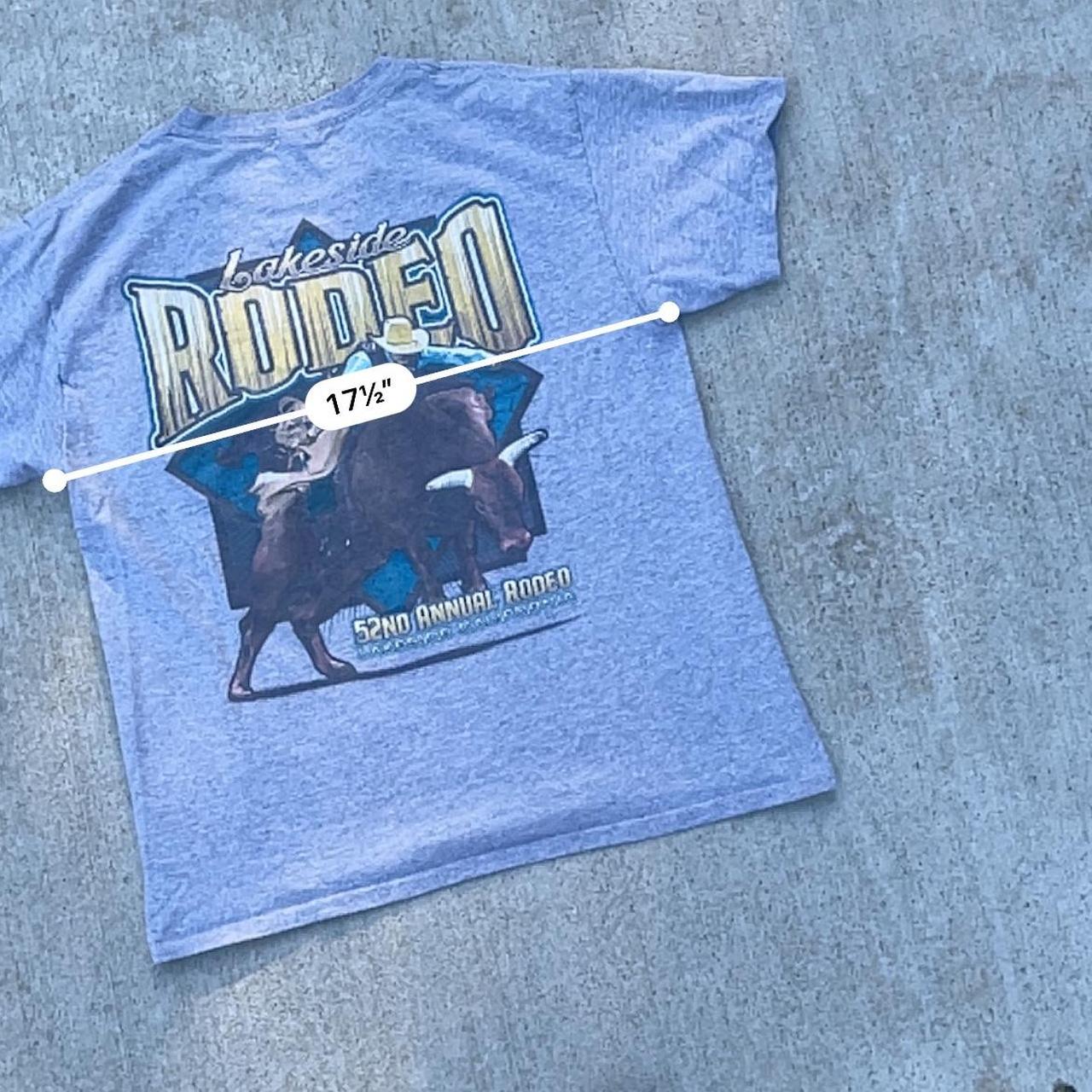 52nd annual Lake Side California Rodeo Shirt Size... - Depop