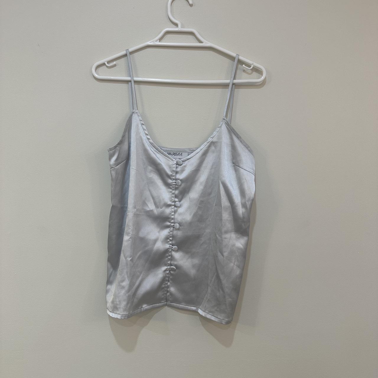 Maurie and Eve silk singlet top. Size 6. BNWOT. - Depop