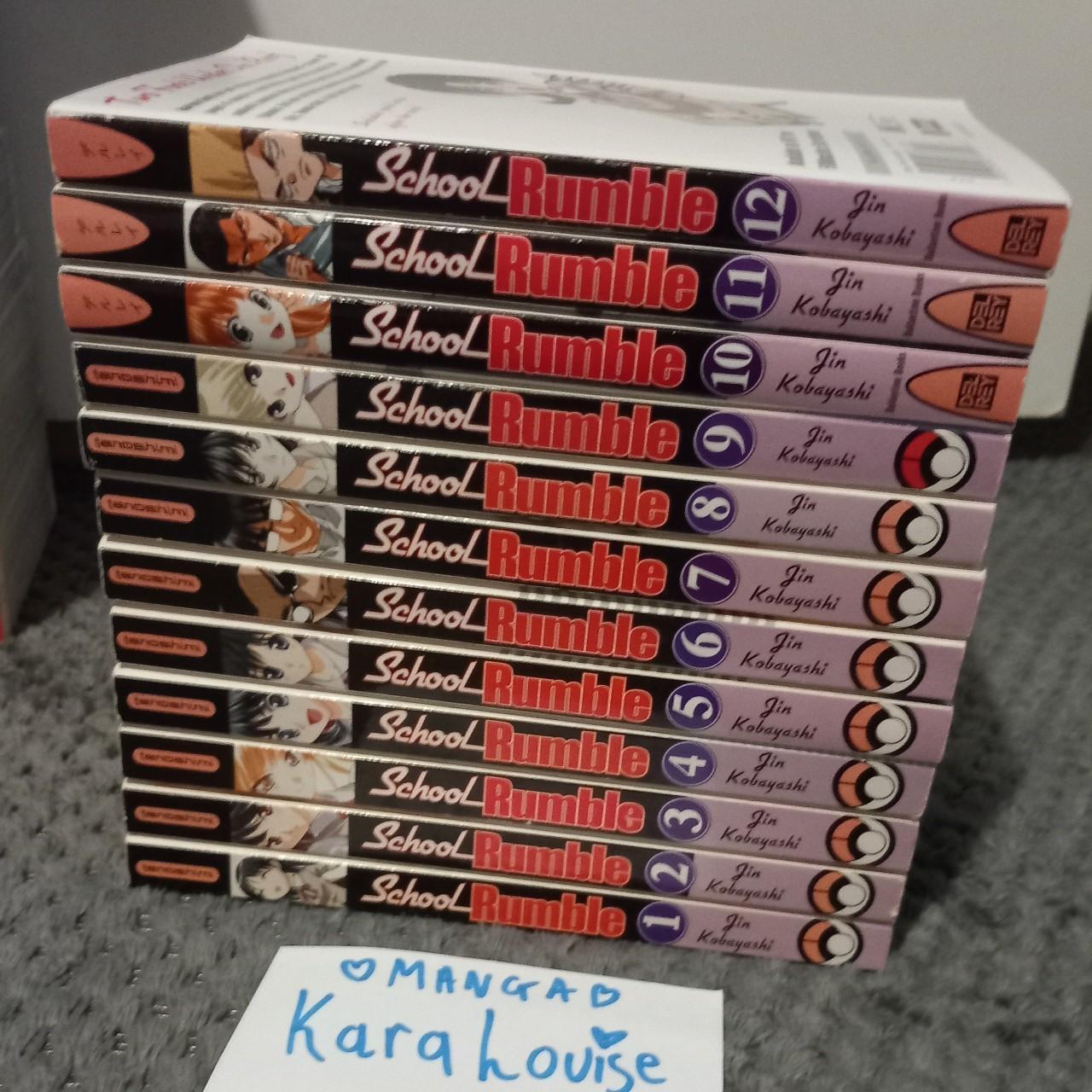 Manga School Rumble 1-12 English. May contain shelf... - Depop