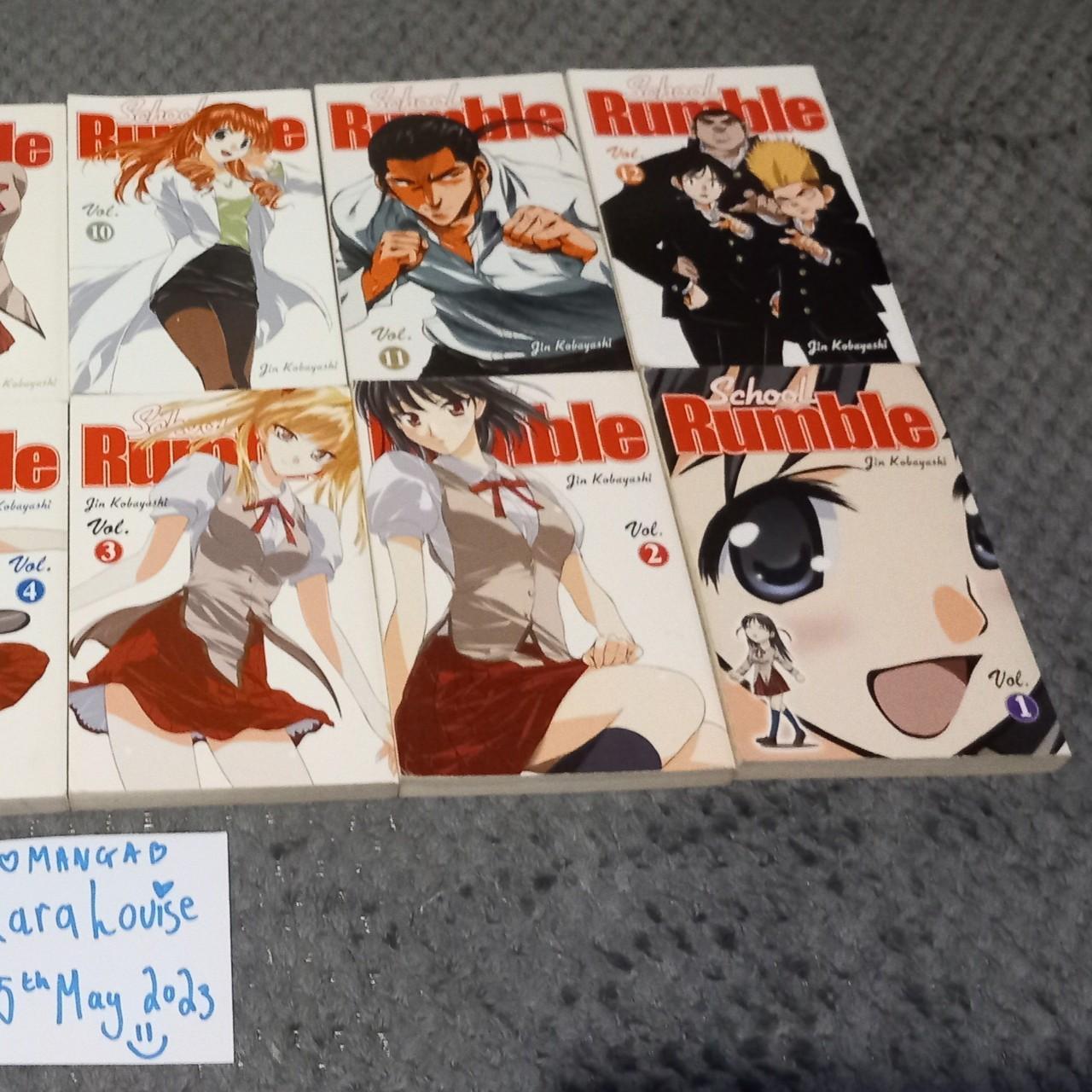 Manga School Rumble 1-12 English. May contain shelf... - Depop