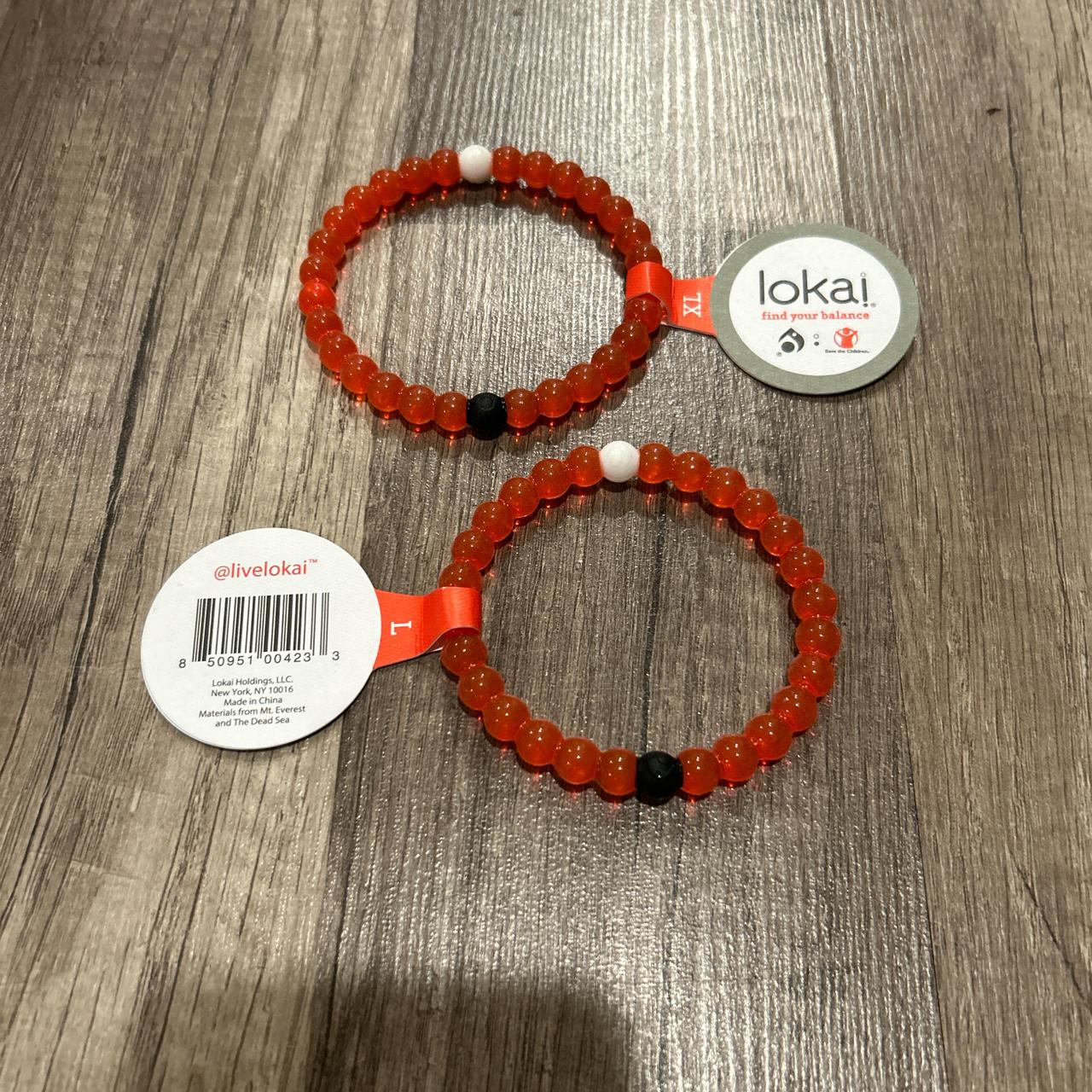 set of 2 red lokai bracelets! super cute and brand... - Depop