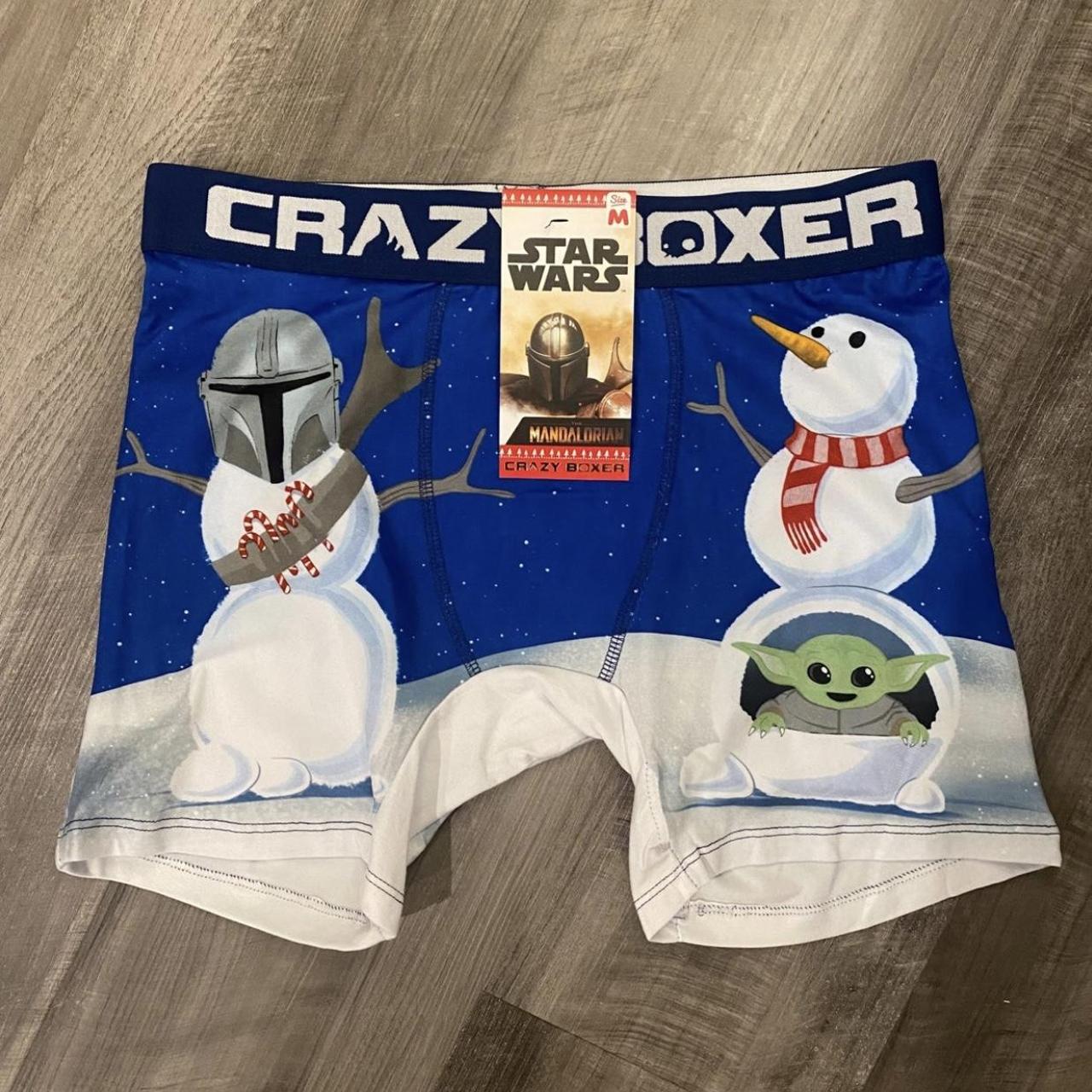 Star Wars The Mandalorian Snowman Boxer Brief - Size... - Depop