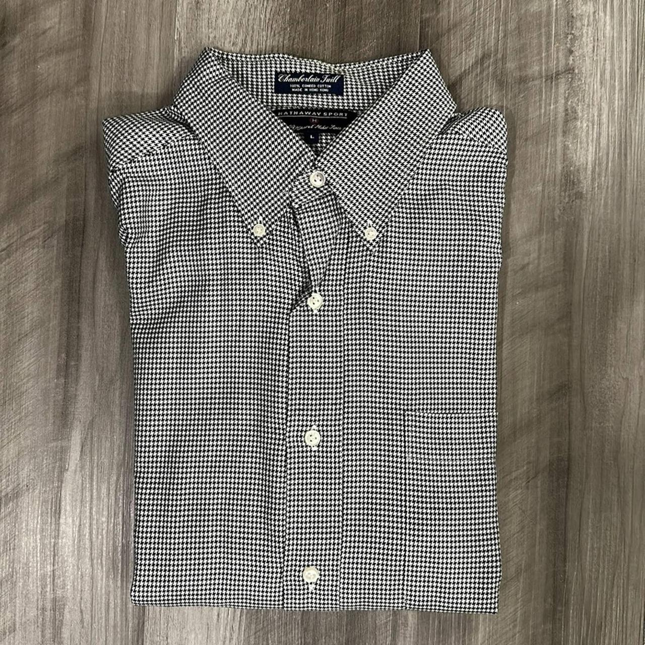 Hathaway Sport Chamberlain Twill Long Sleeve Button... - Depop
