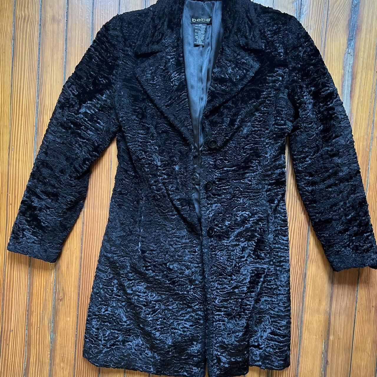 Black bebe coat - Depop