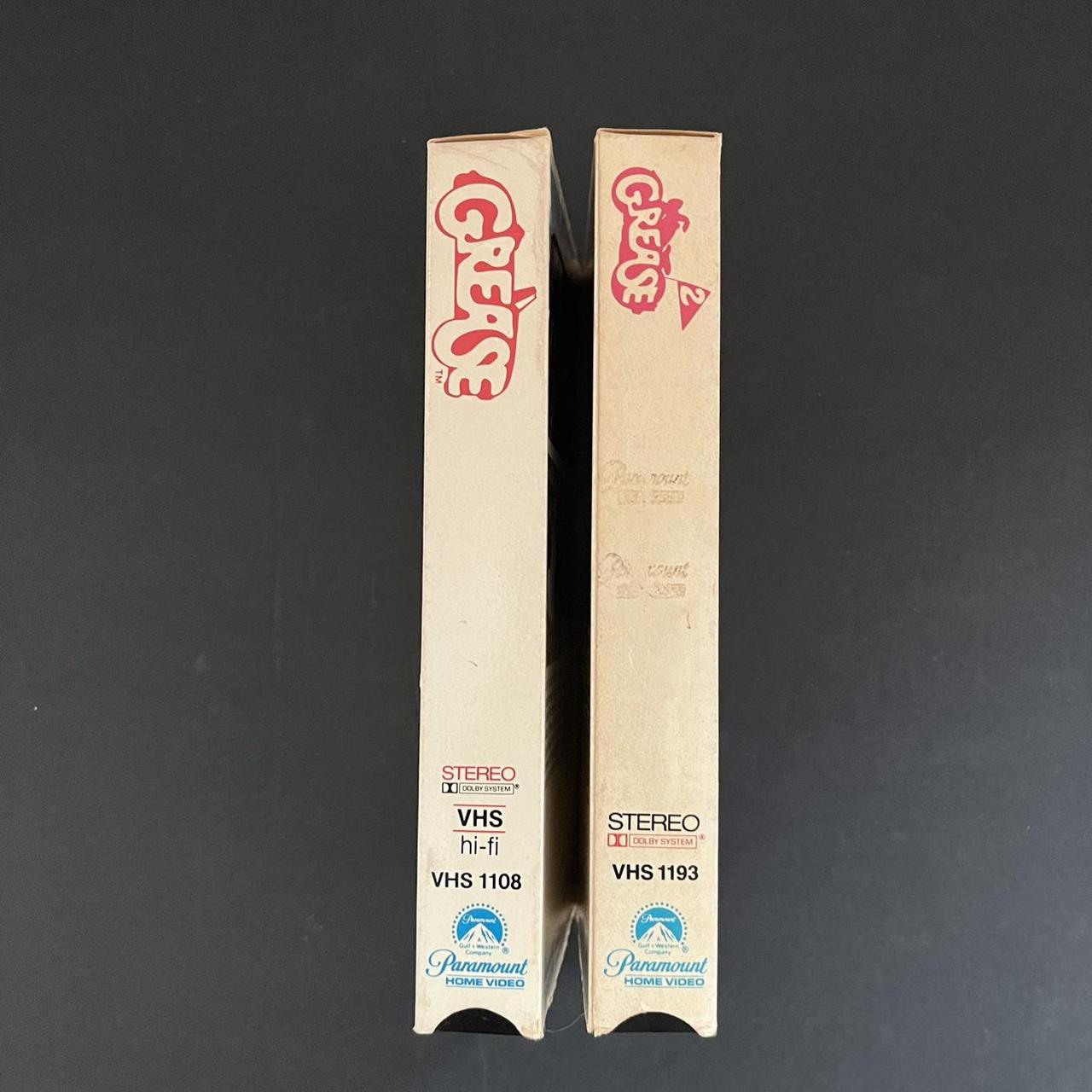 Grease 1 & 2 VHS 1979-82 Musical Rare #VHS #Antique... - Depop