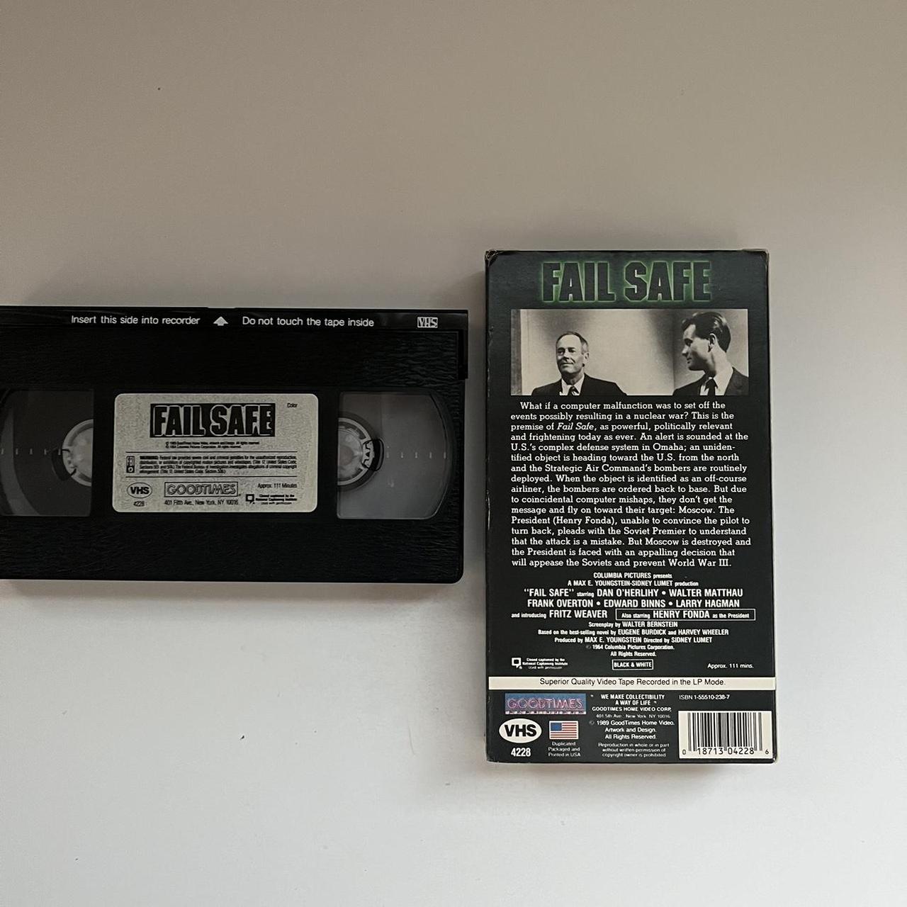 Fail-Safe (VHS, 1996) Fail Safe VHS Henry Fonda,... - Depop