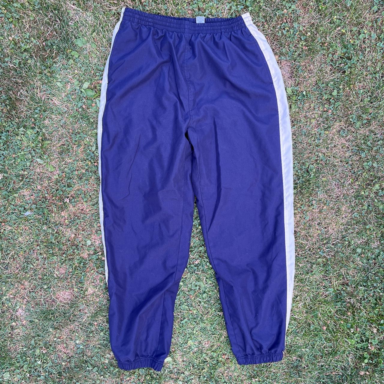 90's Vintage "Nike" Style Track Pants... - Depop