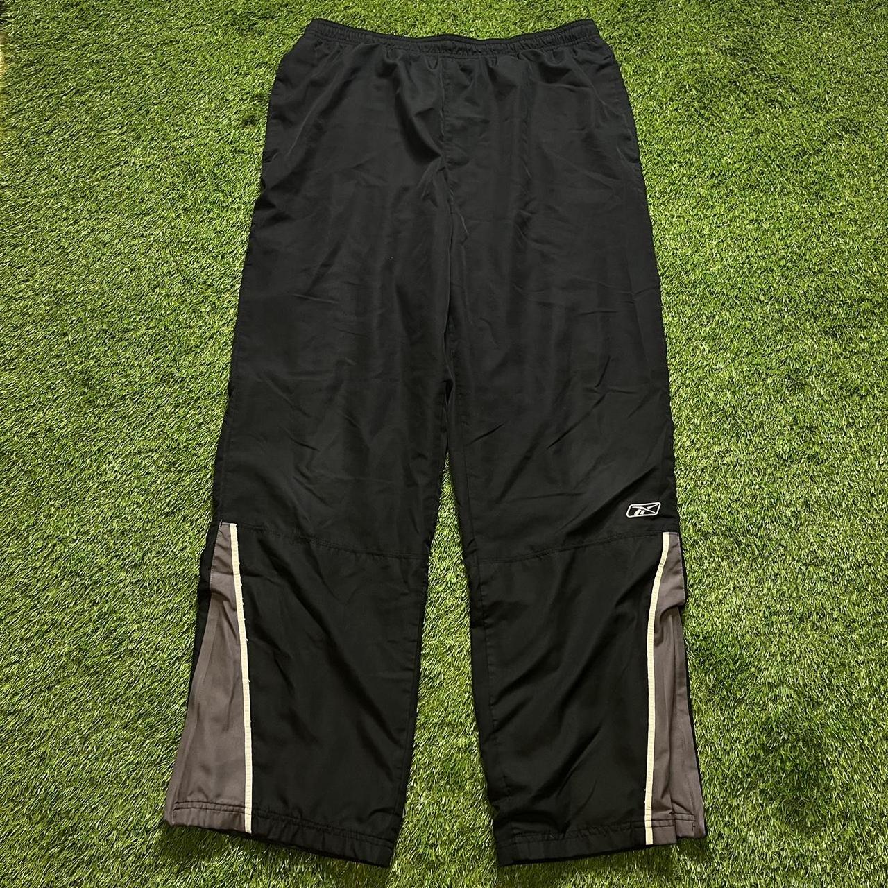 90s Retro Vintage Reebok Track pants... - Depop