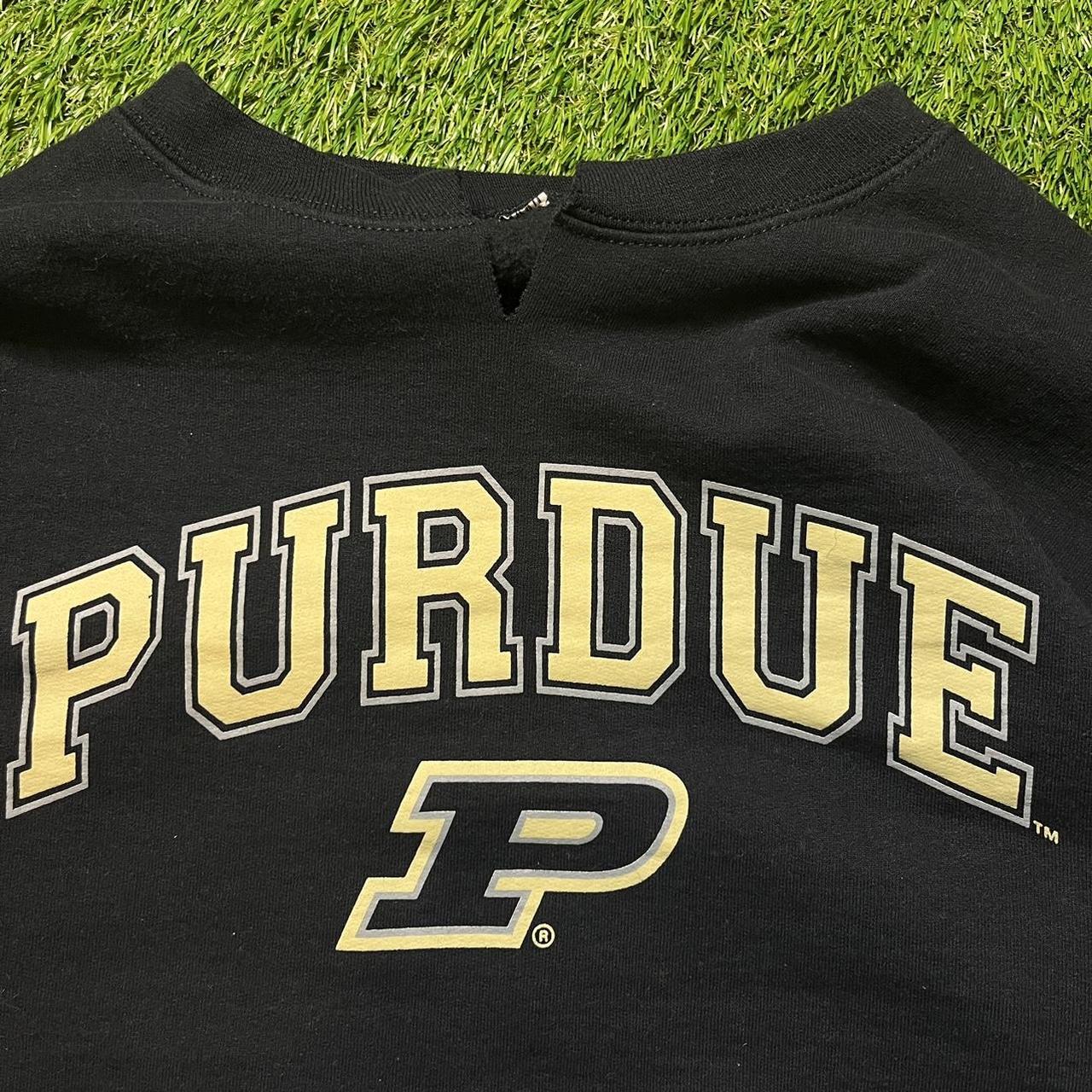 90s Vintage Purdue University College Crewneck Tag... - Depop